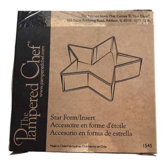 Pampered Chef | Kitchen | Pampered Chef Star Form Insert | Poshmark